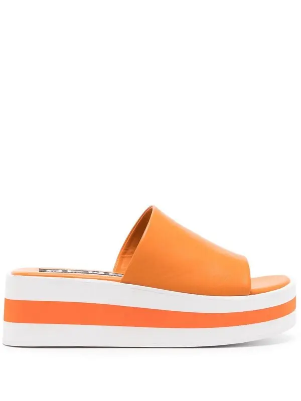 Senso Morgan Platform Sandals - Orange
