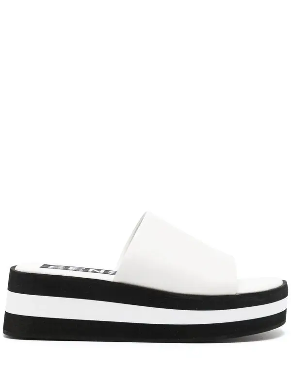 Senso Morgan Platform Sandals - White