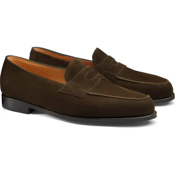 John Lobb Lopez Penny Loafer - Brown