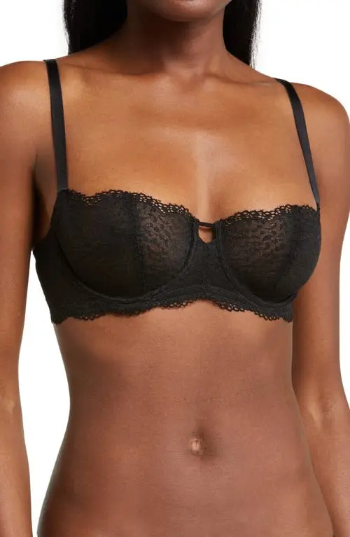SKARLETT BLUE Rouse Full Coverage Balconette Bra - Black