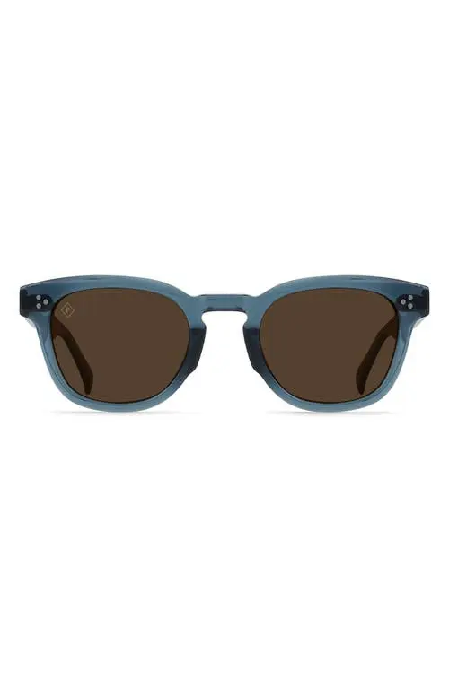Raen Squire 49mm Polarized Round Sunglasses - Absinthe/vibrant Brown Polar