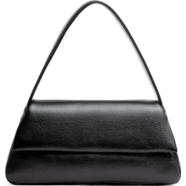 LISELLE KISS Elliot Top Handle Bag - Black Crushed