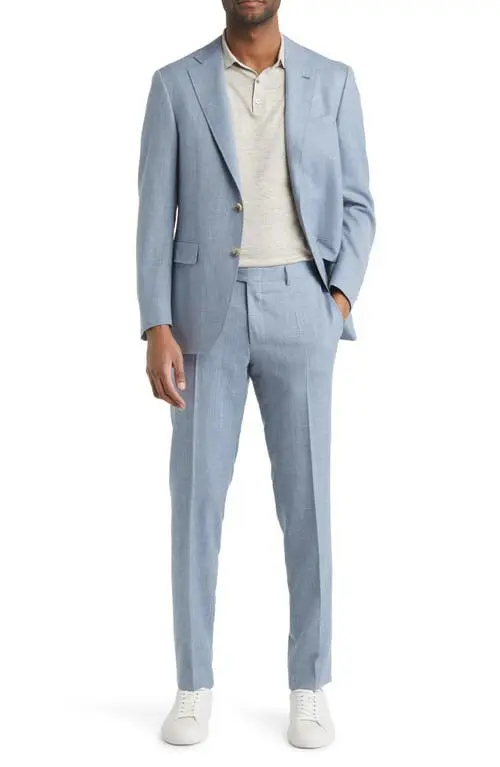 Canali Kei Trim Fit Wool Blend Suit