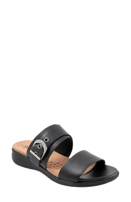 SOFTWALK® Toki Slide Sandal - Black