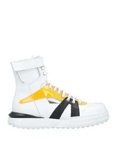 MICH SIMON Leather Sneakers - Yellow