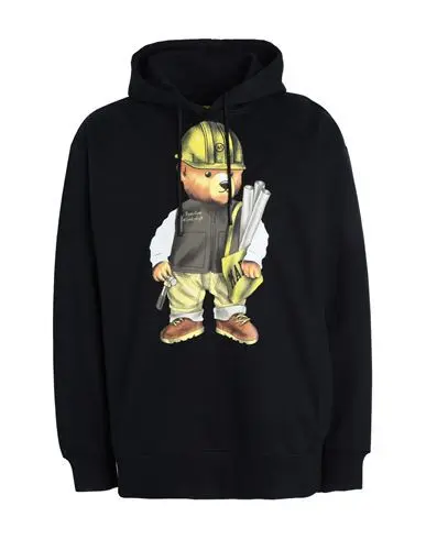 MARKET Workshop Bear Fleece Hoodie - Navy