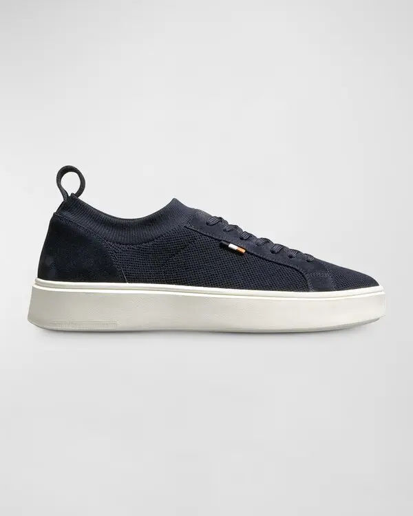 Allen Edmonds Oliver Knit Low-top Sneakers - Navy | Editorialist