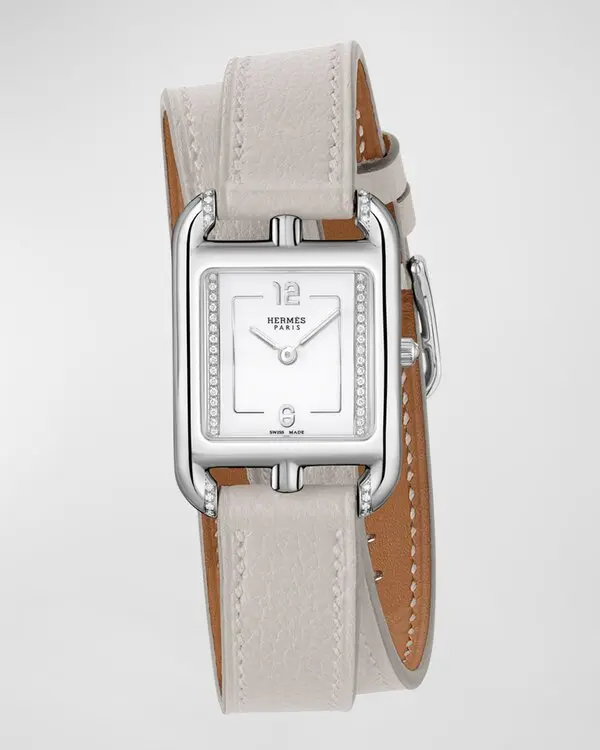Hermès Cape Cod Diamond Steel Watch