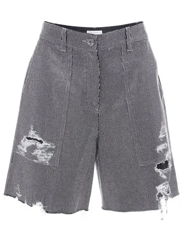 JW Anderson Studded Cotton Shorts