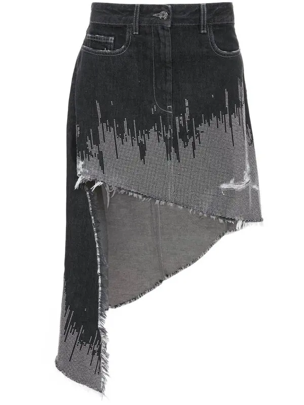 JW Anderson Studded Asymmetric Denim Skirt