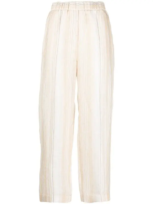 Peserico Striped Palazzo Pants