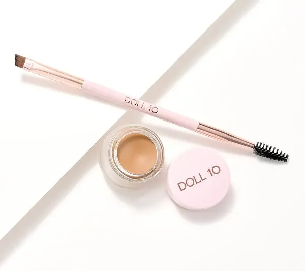 DOLL 10 Brow Remedy Deep Conditioning Brow Pomade W. Brush
