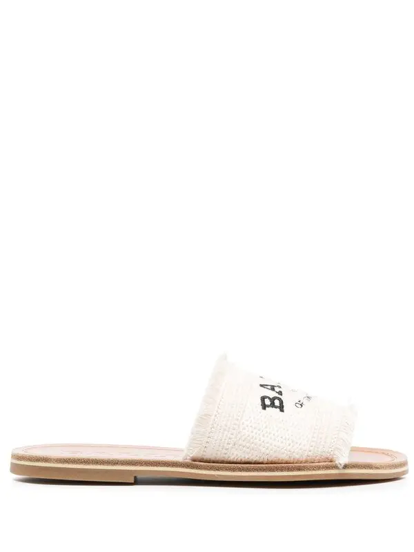 Bally Logo-embroidered Slide Sandals