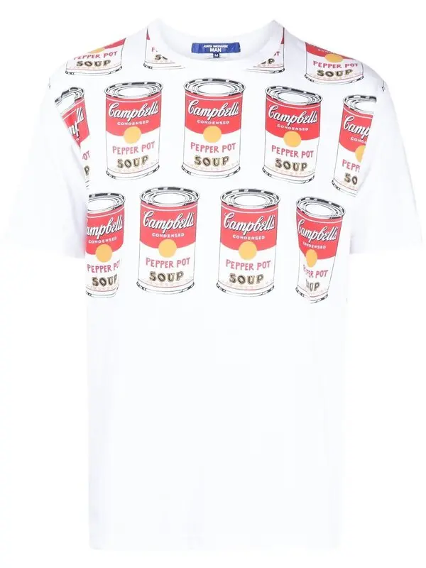 Junya Watanabe Campbell Soup Graphic Print T-shirt