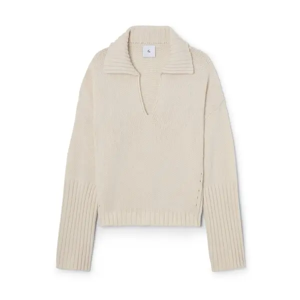 G. LABEL BY GOOP Tatum Sweater - Cream