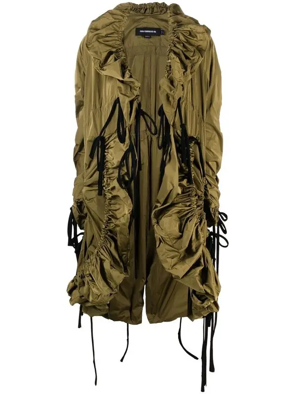 Paula Canovas Del Vas Drapey Ruffled Parka