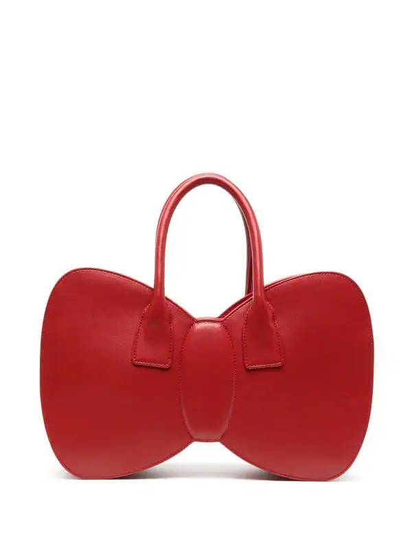 Comme Des GarçOns Bow-Shape Leather Bag - Red | Editorialist
