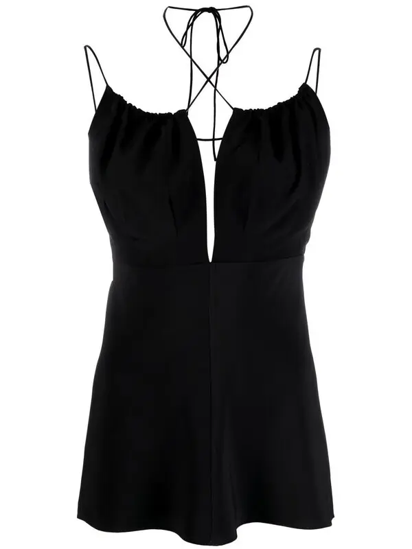 TOTÊME Tie-fastening Sleeveless Top