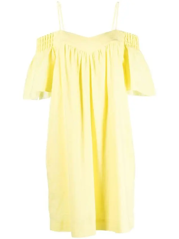 Karl Lagerfeld Belted Linen-blend Midi Dress