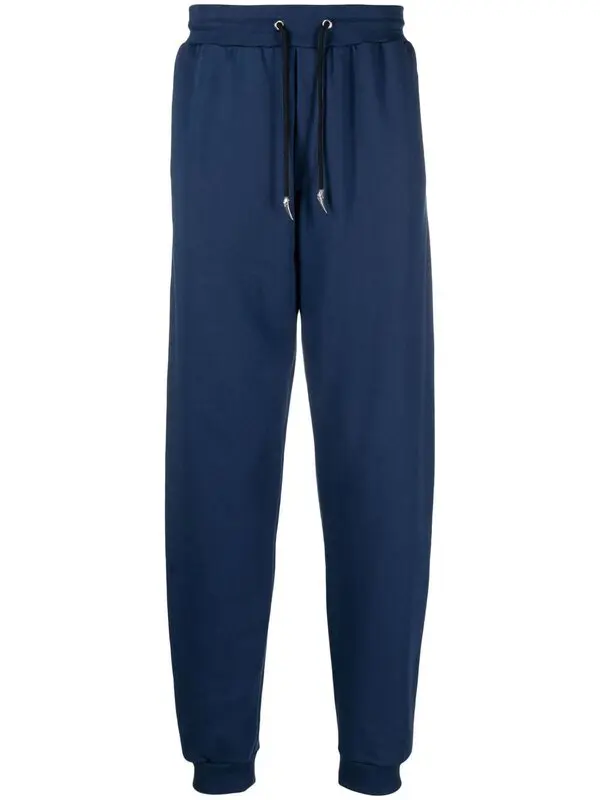 Roberto Cavalli Logo-print Track Pants - Blue