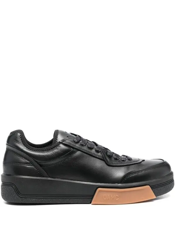 OAMC Leather Low-top Sneakers - Black