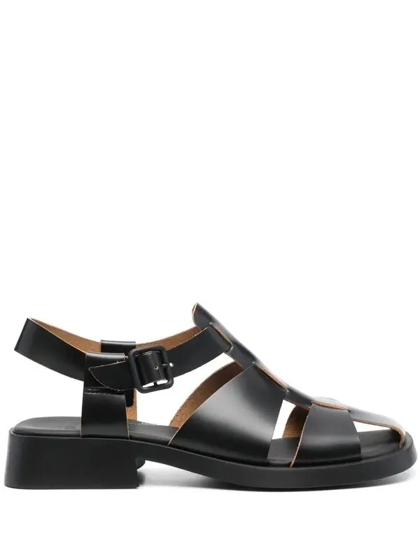 Camper Dana Buckled Sandals - Black