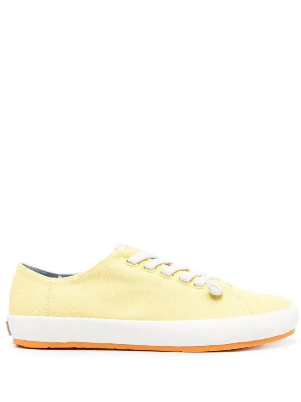 Camper Peu Rambla Lace-up Sneakers - Yellow