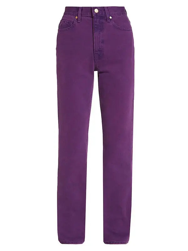 Buy Ulla Johnson The Agnes Straight-leg Jeans - Cassis Wash At 60% Off ...