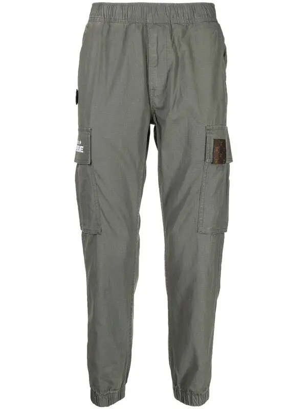 AAPE BY *A BATHING APE® Elasticated Waistband Cargo Trousers