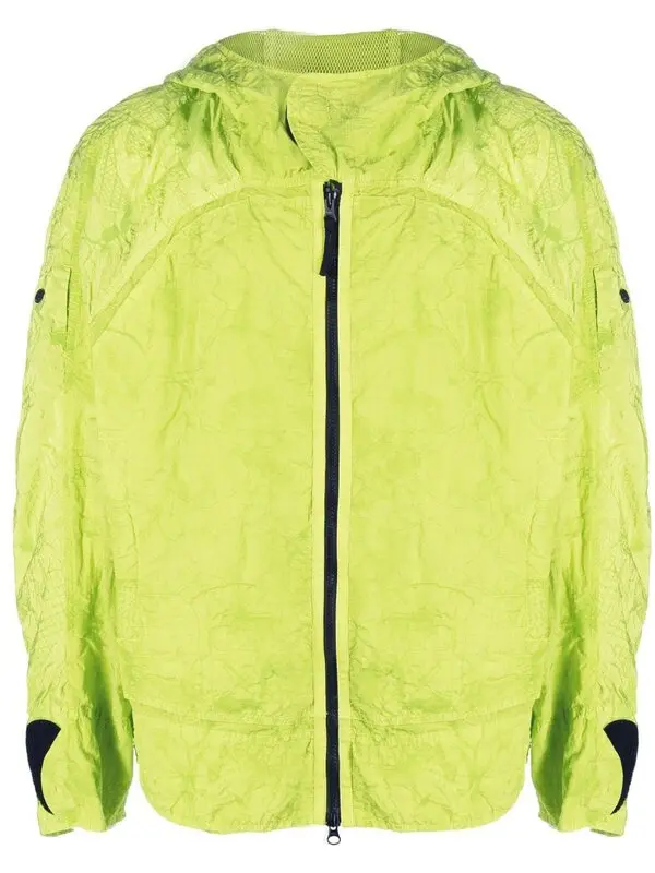 Stone Island Crinkle-finish Hooded Jacket
