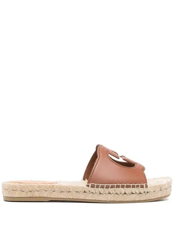 Gucci Interlocking G Espadrilles - Brown