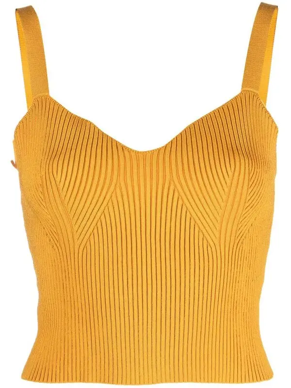Vince Ribbed-knit Bralette Top