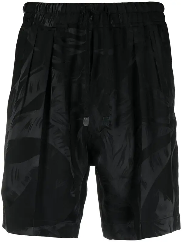 TOM FORD Leaf-print Above-knee Length Shorts