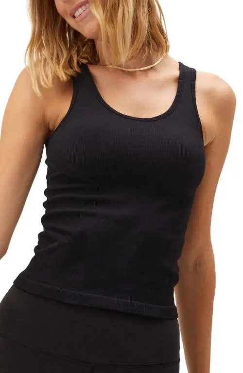Buy Spiritual Gangster Infinity Rib Crossback Tank - Black At 54% Off ...