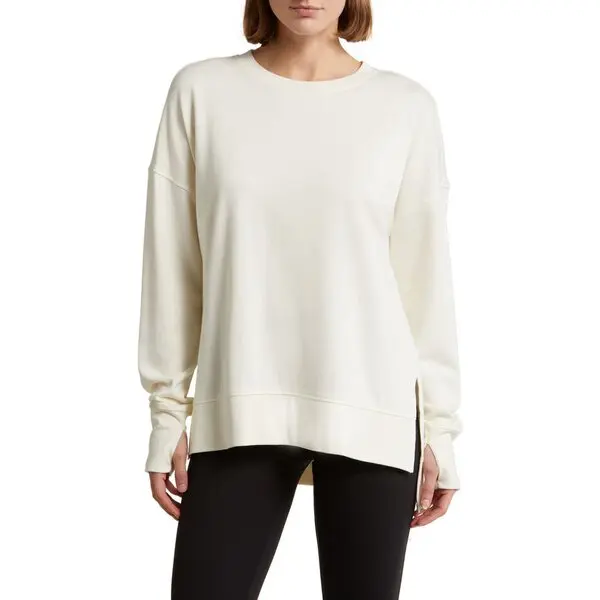 Sweaty Betty After Class Sweatshirt - Lily White