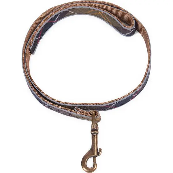 Barbour Reflective Tartan Dog Lead