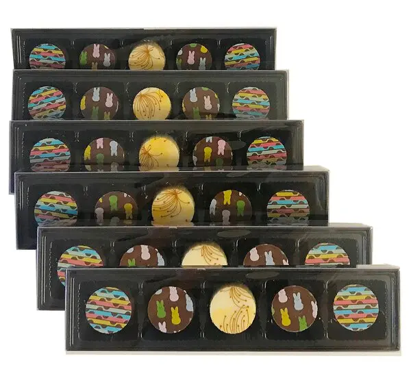 CHOCOLATE WORKS 5-piece Easter Basket Truffle Suprises
