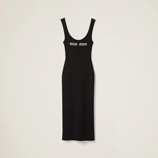 Miu Miu Viscose Sheath Dress
