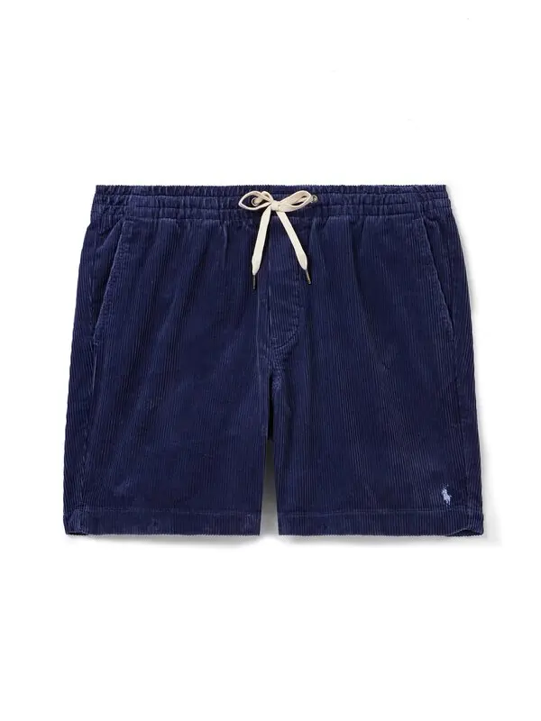 Ralph Lauren Prepster Straight-leg Cotton-corduroy Shorts - Blue