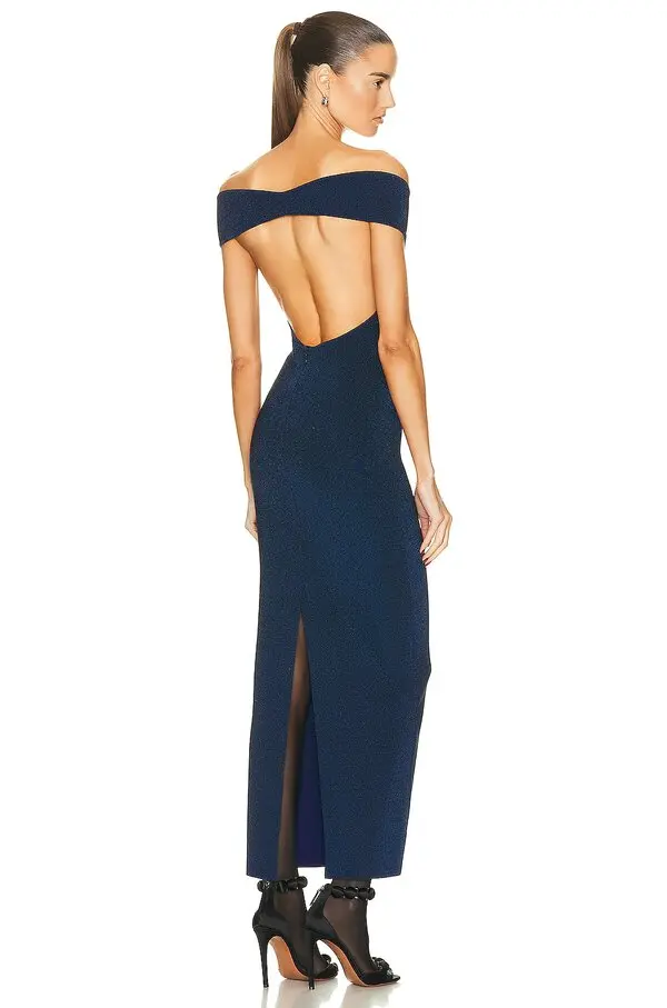 Alaïa Df Gown - Bleu