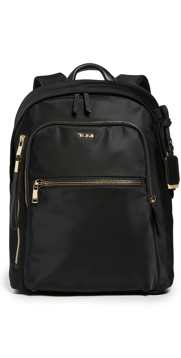 Tumi Halsey Backpack - Black/gold
