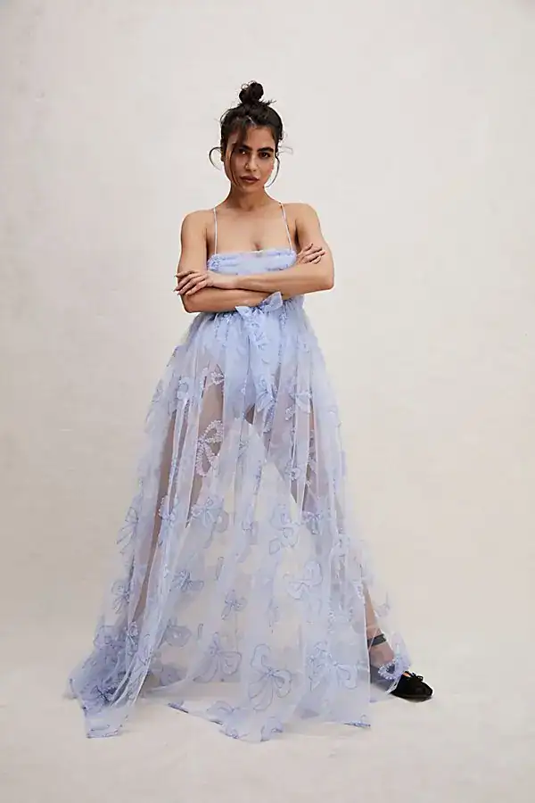 for love and lemons blue maxi dress Joelle Maxi Dress main image 0