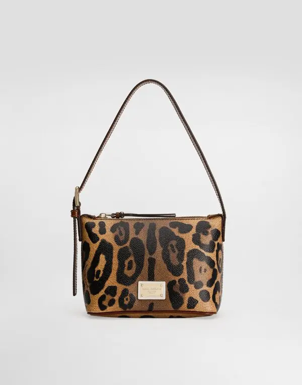 Dolce & Gabbana Leopard-print Crespo Dg Shoulder Bag - Multicolor