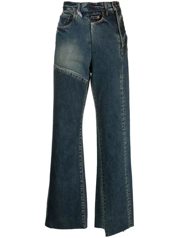 Mihara Yasuhiro High-waist Asymmetric Jeans
