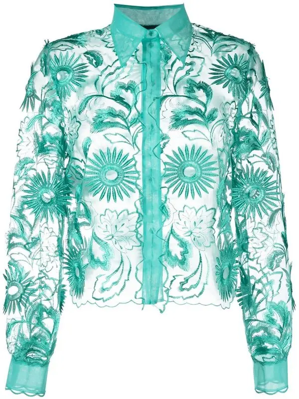 Alberta Ferretti Embroidered Shirt