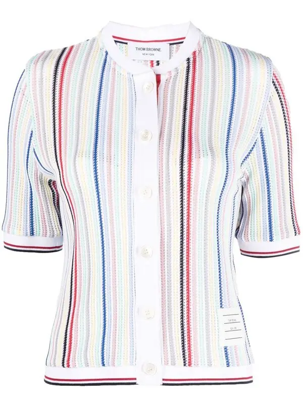 Thom Browne Striped Cardigan