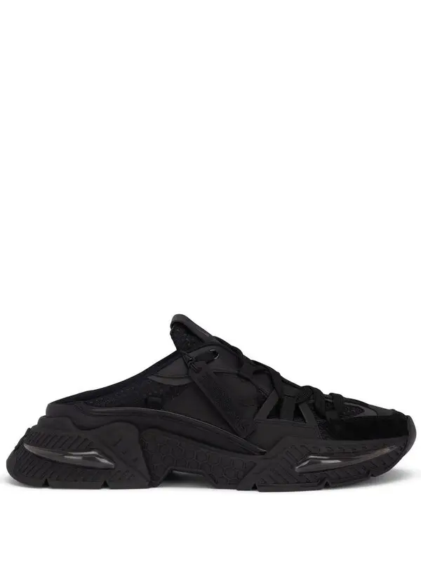 Dolce & Gabbana Chunky Sole Slip-on Sneakers - Black