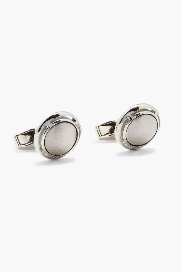 Tateossian Rhodiumplated Sterling Cufflinks