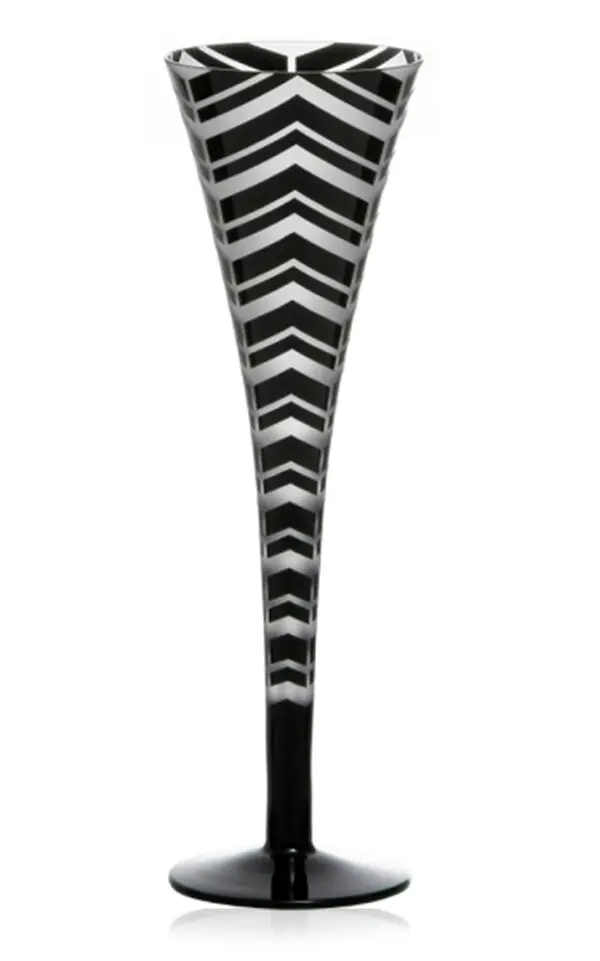 ARTEL Herringbone Glass Champagne Flute