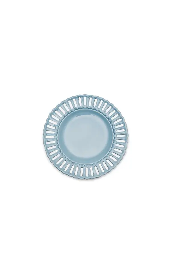 MODA DOMUS Balconata Creamware Dessert Plate - Blue